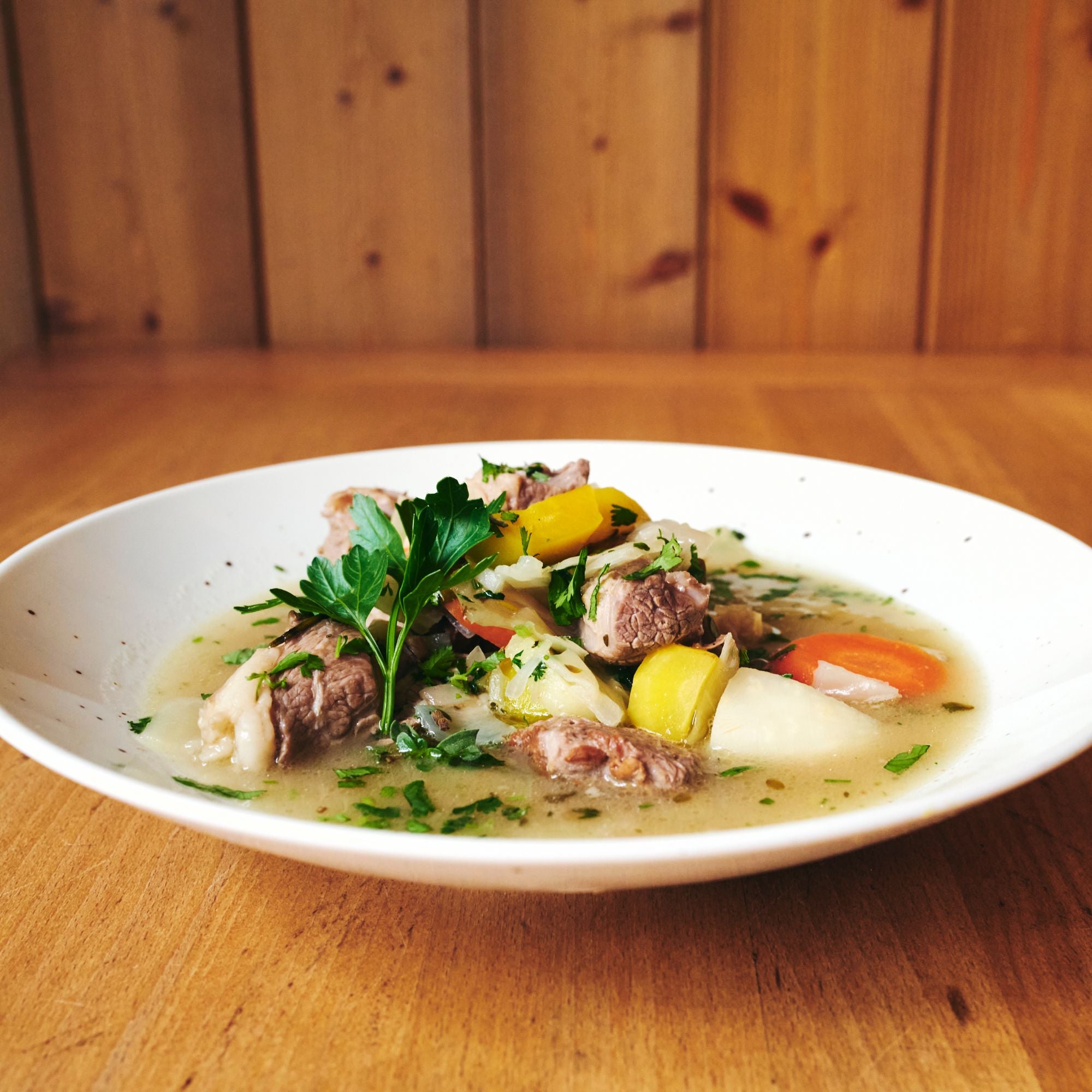 Recipe Idea: Kohlrabi Stew with Pork Knuckle